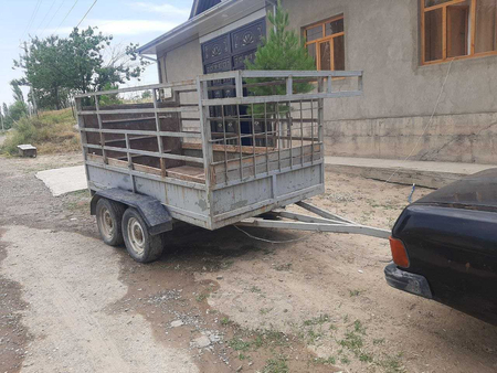 Волга с прицепом