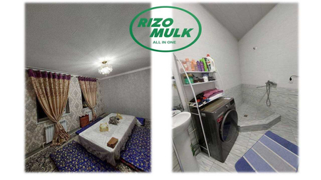 Кибрай Узумзор участка  сотилади 7соток 4хона 75000$ RM54