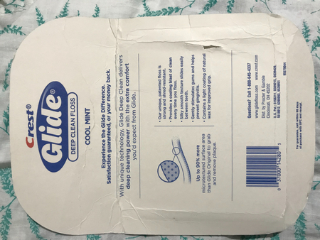 Зубная нить crest glide 40 м