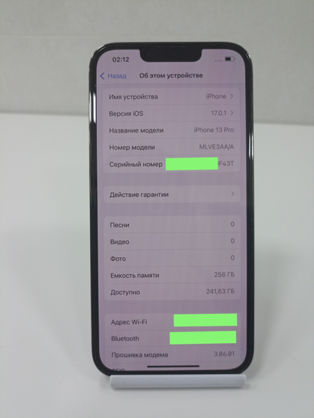iPhone 13 pro  Graphite  256 GB