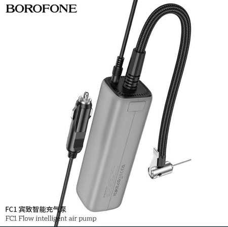 автомобильный насос Borofone FC1 May Flow Air Pump Inflation 12V