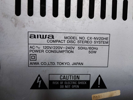 Мусиқа маркази AIWA, Музыкальный центр AIWA