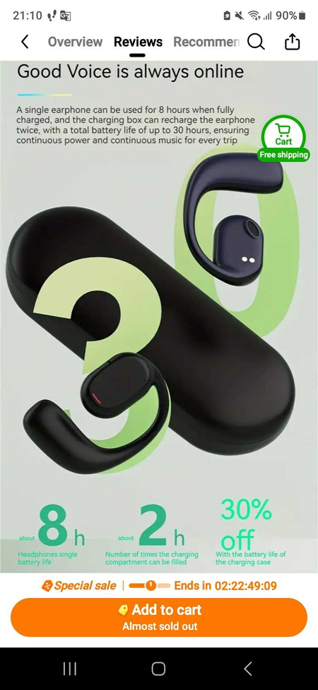 Bluetooth наушники мужские