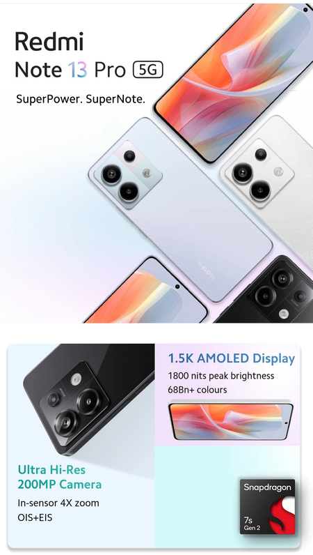 Xiaomi Redmi note 13 pro 5G