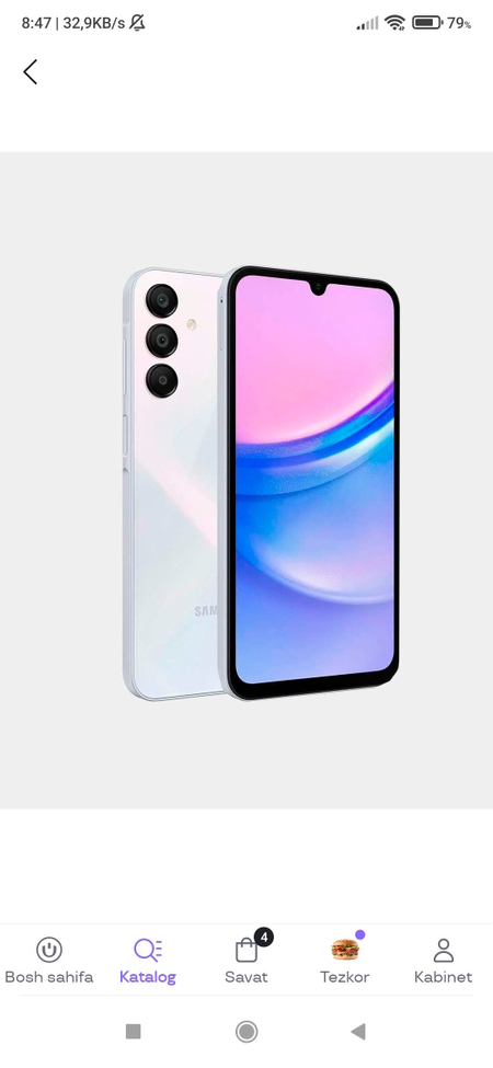 Samsung A14 4+128xotirasi