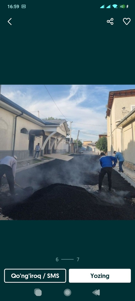 Asfalt xizmatlari, асфалт хизматлари
