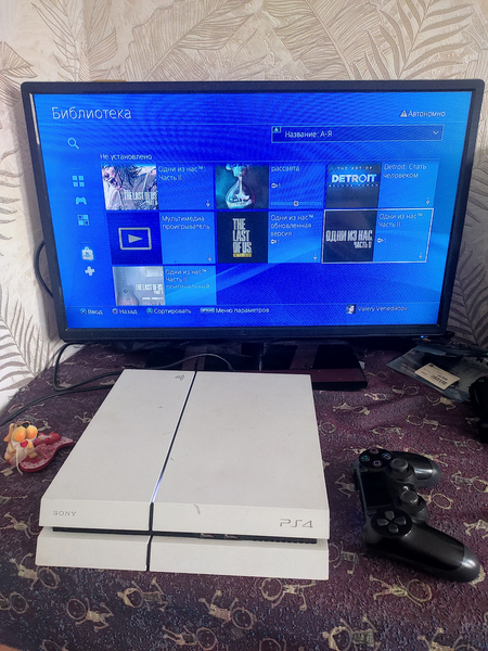 PlayStation4 fat 500gb 11.02 официальный +50 купленый игры