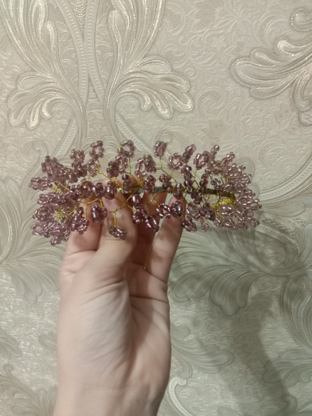 Ободок из бисера