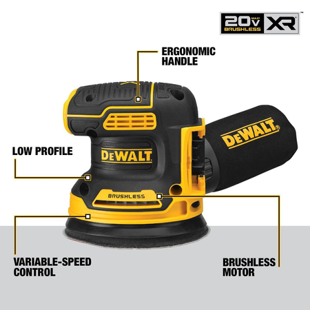Dewalt эксцентриковая шлифмашина