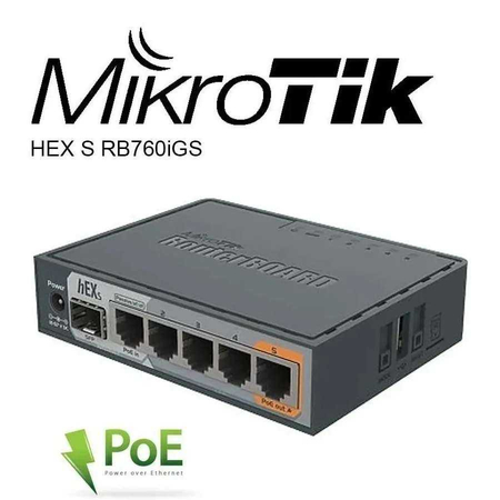 Маршрутизатор MikroTik hEX (RB750Gr3),Hex S (RB760iGS)