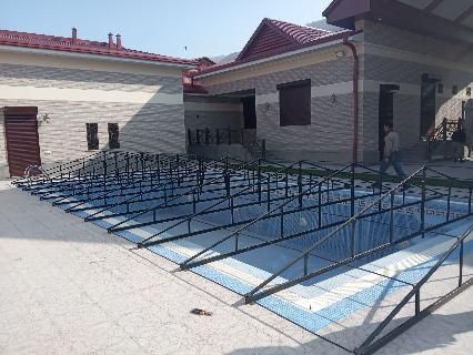 Банер басейн, навесларни номдан ёпамиз