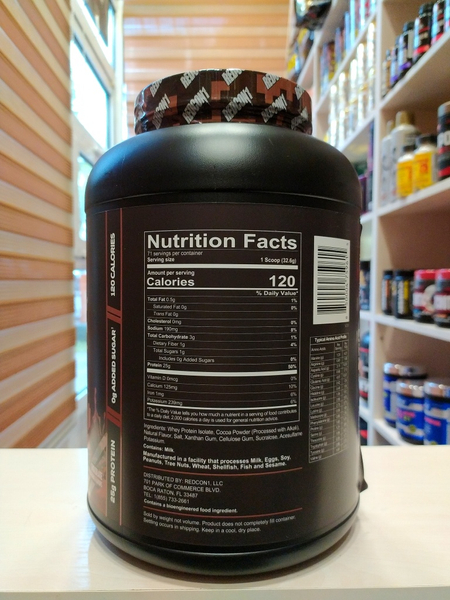 Whey Isolate от Redcon на каждую порцию 25 грамм сывороточного изолята