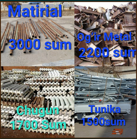 3000 Metallom. Metal lom. Metallolom Perirabotka Har hil Metal