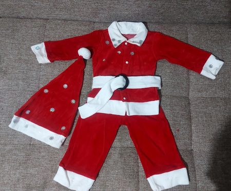 Новогодний костюмчик. 1-2  годика. Б/у
