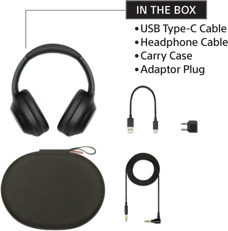 Sony WH-1000XM4 (Silver) Wireless Premium Noise Overhead Headphones