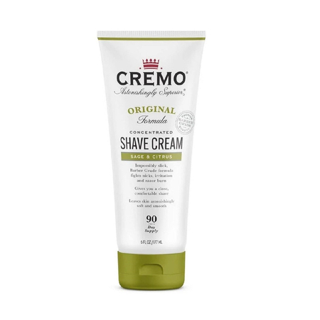 Крем для бритья Cremo Barber Grade с шалфеем и цитрусовыми, удивительн