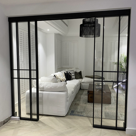 Элегантность и простота: Loft стеклянные раздвижные двери
