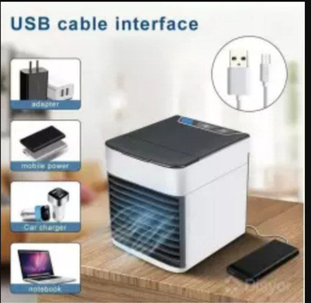 Portativ mini ventilyator Arctic air, havo sovutgich 3 tasi 1 da

 - Y