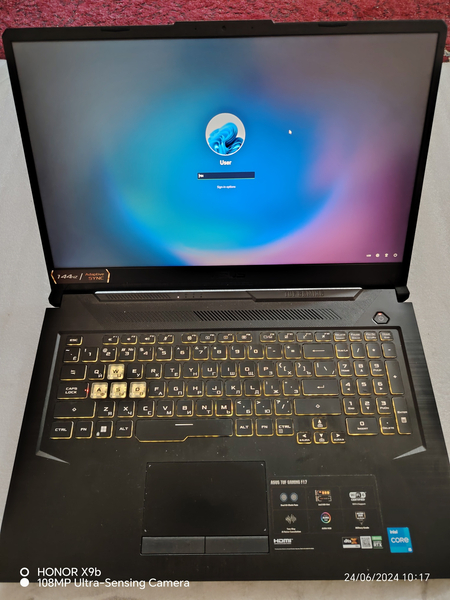 Asus TUF F17 sotiladi