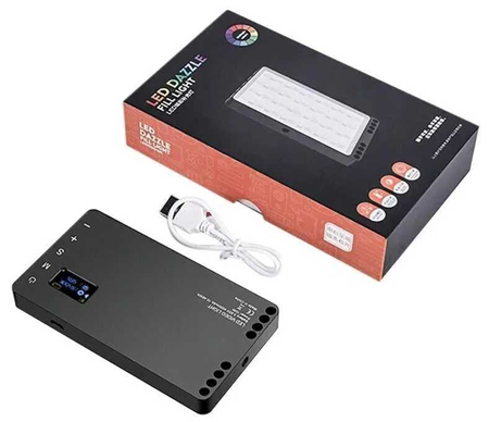 СКИДКА !!!  Портативный осветитель для фотосъемки RGB Led Dazzle Light