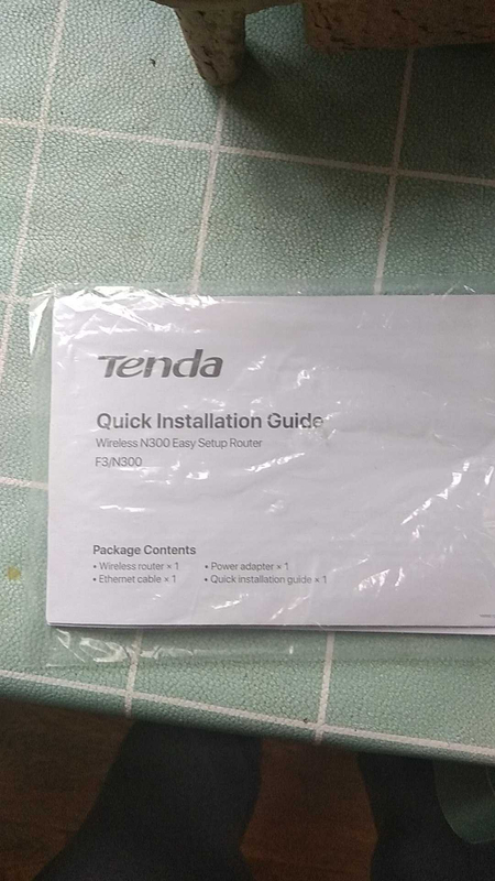 Wife роутер Tenda n300