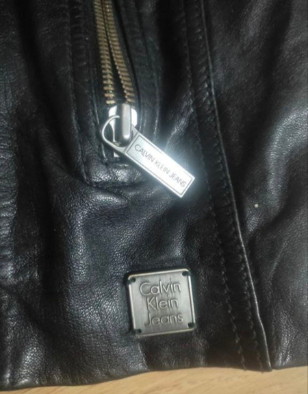 Куртка кожаная Calvin Klein