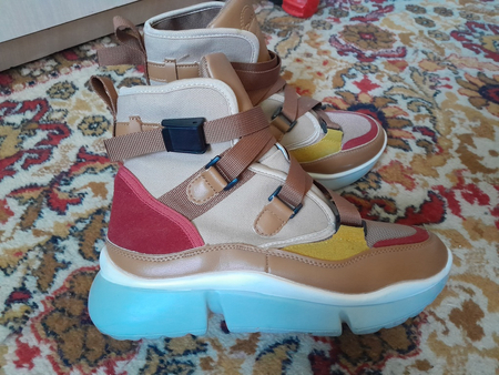 Комбинированные кроссовки Chloe 38 размер.