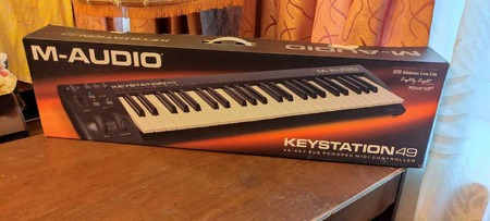 midi-клавиатура m-audio keystation 49