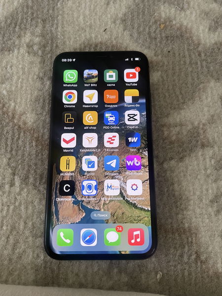 iPhone x 256 talik  77% battary