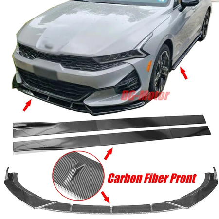 Kia K5 Carbon Splitter Bamper. Kia Tuning комплект