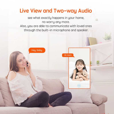 IP CAM WiFi  indoor rotate Tenda CP6          (NT6077)