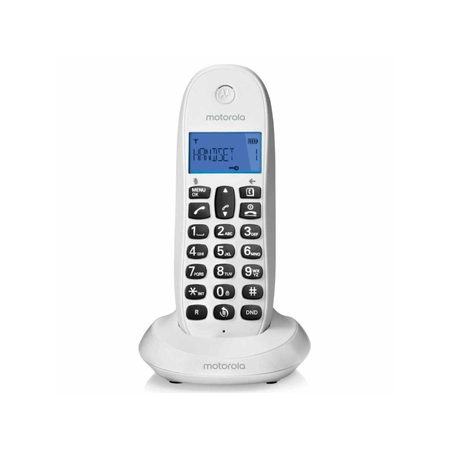 Радиотлефон DECT MOTOROLA C1001CB+ (цвет белый)