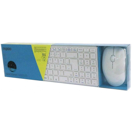 Беспроводная клавиатура и мышь Rapoo 9300M USB