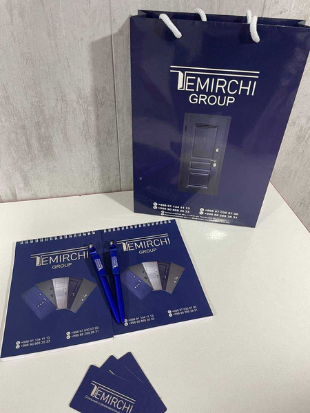 Reklama  poligrafiya paket+Blaknot+ruchka