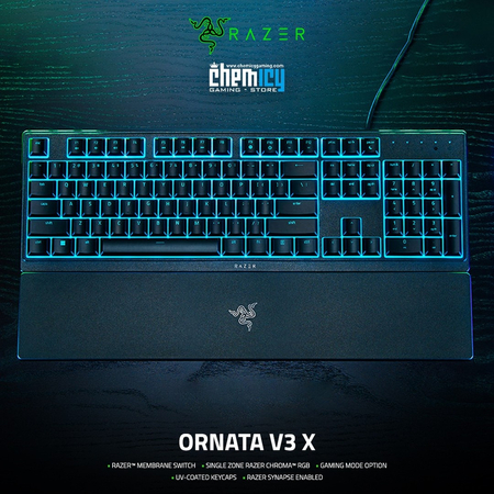 Топ!Razer Ornata V3 X Мембраная Игровая Клавиатура (LED Подсветка)