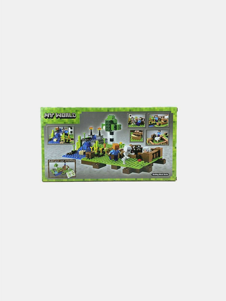 Лего Майнкрафт My World, герои криппер Lego Minecraft My World kripper