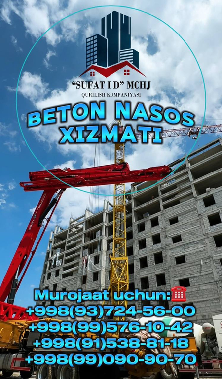 Beton nasos xizmati