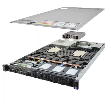 Сервер Dell R630 8sff 2680v4 56 потоков 2XNVMe 1Tb