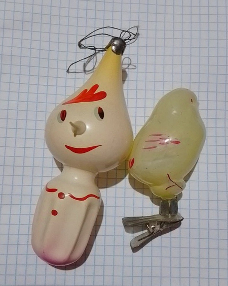 Елочные игрушки советских времён