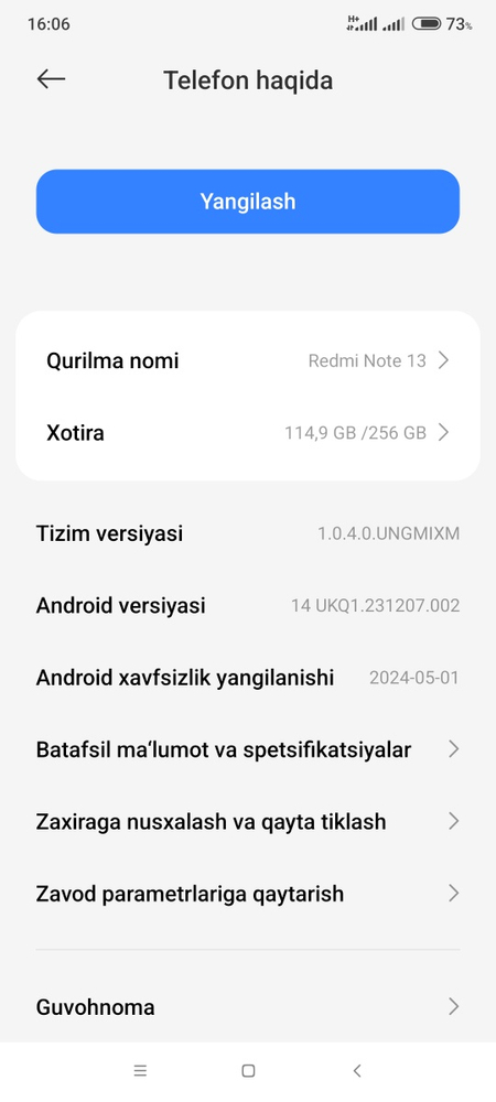 Redmi 13pro 12/256