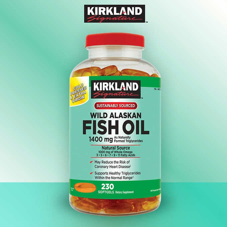 Kirkland fish oil best рыбий жир