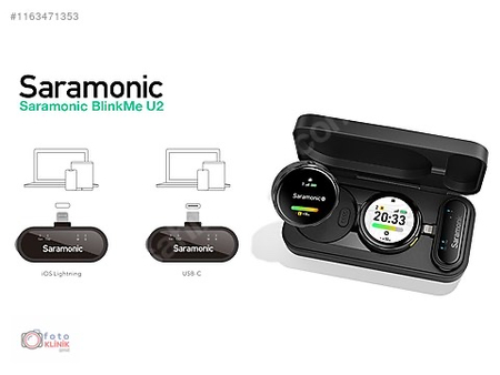 Saramonic BlinkMe U2 simsiz mikrofoni / Двойной петличный микрофон