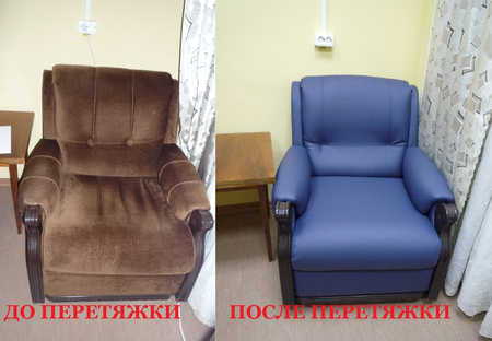 Обивка мягкой мебели перетяжка мебели