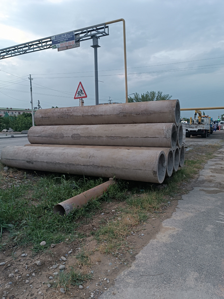 Бетон турбалар 500ва 600 размерда 5метрли