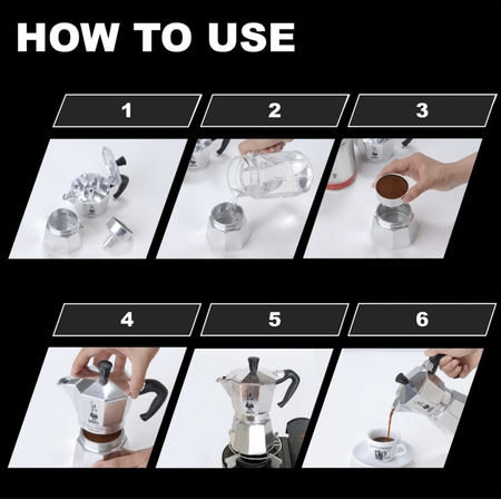 Гейзерная кофеварка Bialetti 90 ml