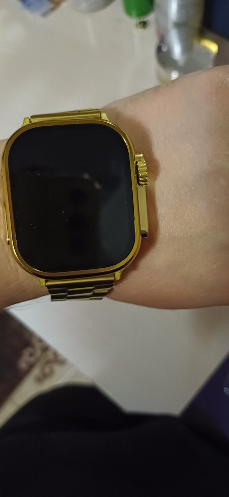 Assalom alekum soat sotiladi Gold Smart Watch 45mm idial holatda