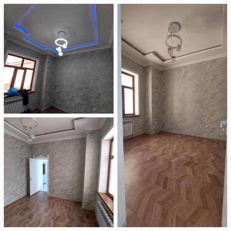Uy sotiladi yangi yevro remont 3 ta spalnya 1 ta zal 2 ta xojatxona