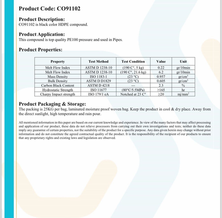 PE 100 COMPOUND (black)