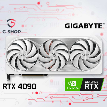 Игровая видеокарта NVIDIA Gigabyte GeForce RTX 4090 AERO OC 24GB GD6X