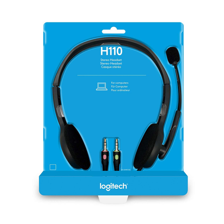 LOGITECH H110 Компьютерная гарнитура Logitech Stereo Headset H110